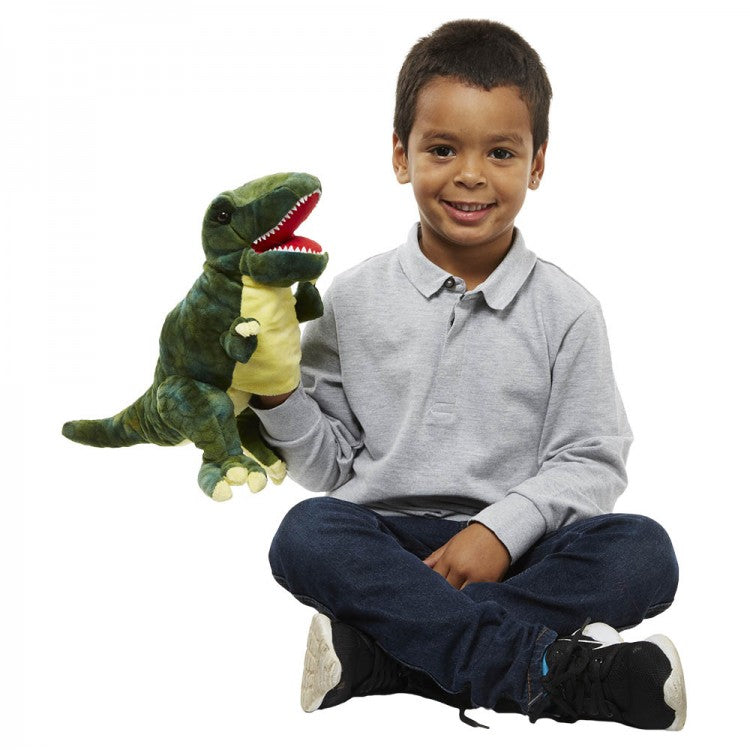 BABY DINOSAUR T REX SOFT TOY / HAND PUPPET – ILK ATELIER